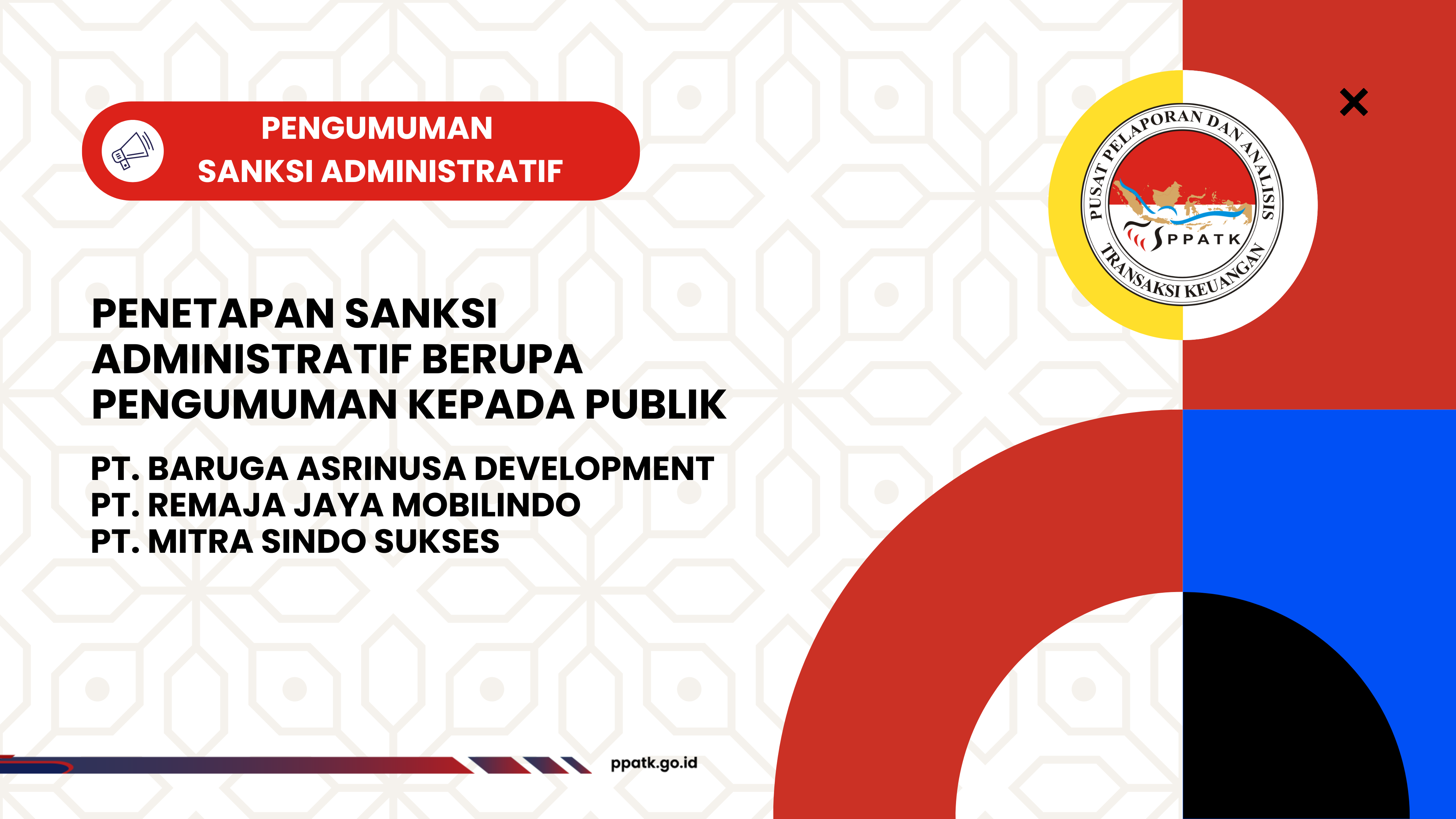 PPATK | Pusat Pelaporan dan Analisis Transaksi Keuangan